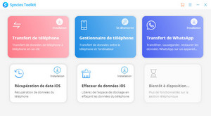 Merci d'avoir installé Free Syncios Manager pour iOS et Android