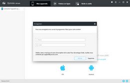 Merci d'avoir installé Free Syncios Manager pour iOS et Android